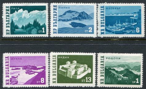 1962 63 Bulgaria Pictorials Set Balkanphila