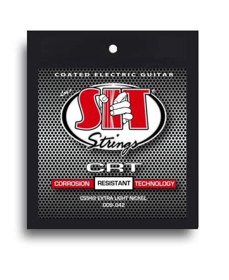 Sit Crt Coated Nickel Electric Guitar Extra Light String Set 9 42