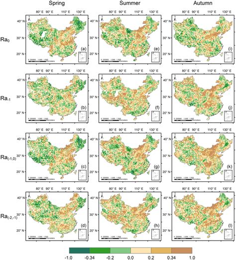 Spatial Patterns Of Partial Correlation Between Seasonal Precipitation