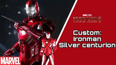 Custom De Iron Man Silver Centurion Marvel Legends Ironman Youtube