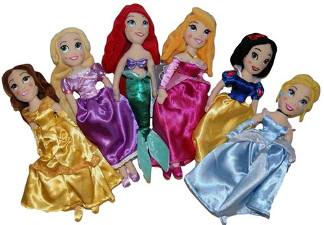Disney Princess Plush Dolls Set Dusolapan