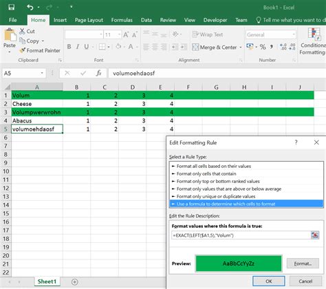 Conditional Formating Of Excel Row Based On The Value Of The First Cell Of The Row Super User