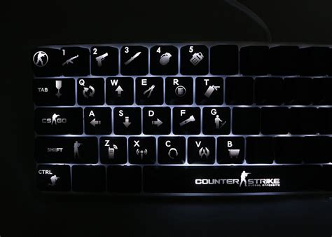 Altkey Counter Strike CS GO Custom Backlight Keycaps For Mechanical Keyboard