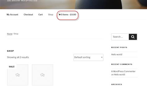 How To Add A WooCommerce Cart Icon To A Menu Bar