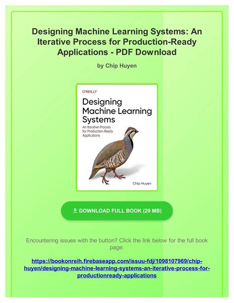 Pdf Designing Machine Learning Systems An Iterative Process For Production Ready Applications