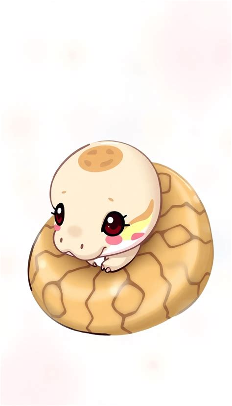 Ball Python Chibi Kawaii Image Free Ai Generator Makepix