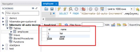 Code Ví Dụ Hibernate Id Tự Tăng Generatedvalue Genericgenerator