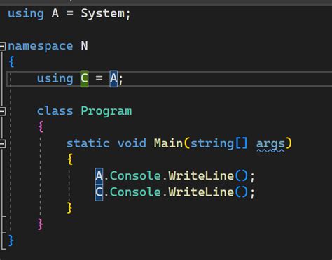 Rename Using · Issue 33002 · Dotnetroslyn · Github