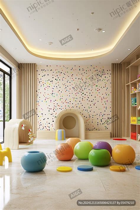 Ai创作图早教中心门厅设计 早教中心室内设计 现代儿童娱乐区 儿科候诊区 儿童康复中心背景墙 早教中心课堂教室 儿童接待区 婴幼儿儿童早教课室 现代儿童福利院 幼儿园接待室 早教中心接待大厅
