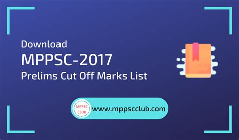 MPPSC Cut Off Marks List MPPSC Club