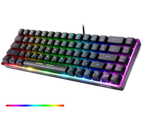 Buy Chonchow 60 Gaming Led Keyboard Rgb 68 Keys Layout Wired Keypad
