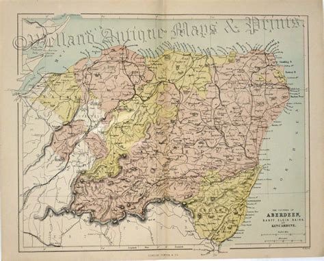 The Counties Of Aberdeen Banff Elgin Nairn And Kincardine By W