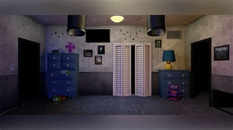 Ucn Fnaf 4 Bedroom Texture Fnaf Bedroom Layouts Closet Safe