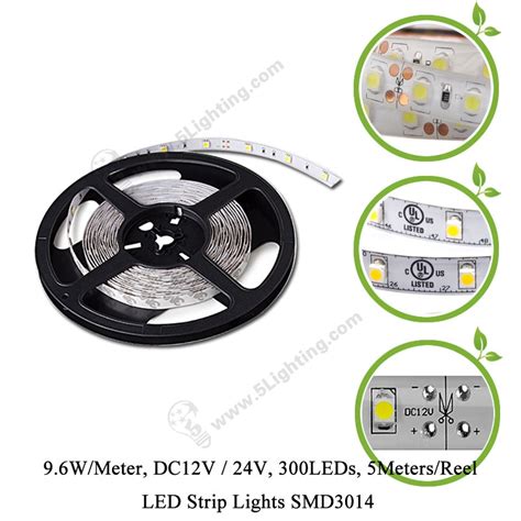 LED Strip Light SMD 3014 300LEDs 12v 24v Flexible Led Strip Tape Light 8mm