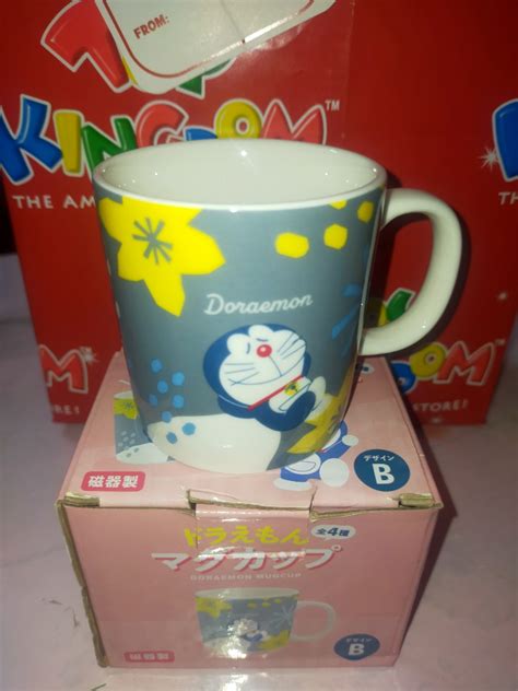 Doraemon Mug Furniture And Home Living Kitchenware And Tableware Coffee And Tea Tableware On Carousell