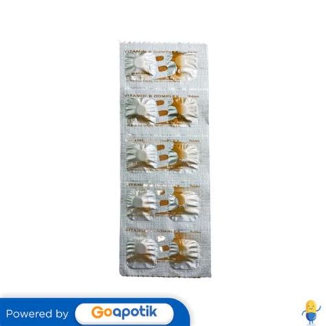 Jual Vitamin B Complex Afifarma Strip 10 Tablet Shopee Indonesia