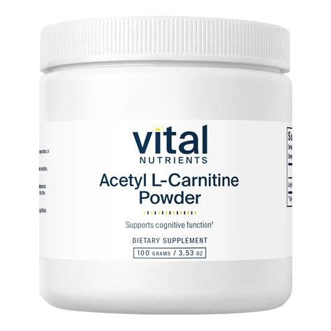 Acetyl L Carnitine Powdervital Nutrition Hapiveri