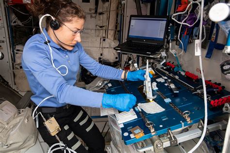 Flight Engineer Christina Koch Works On The Genes In Space Flickr
