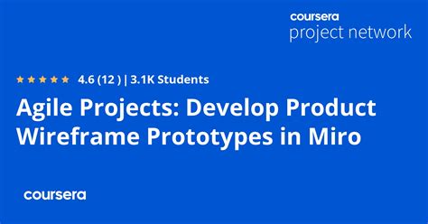 Agile Projects Develop Product Wireframe Prototypes In Miro Coursya