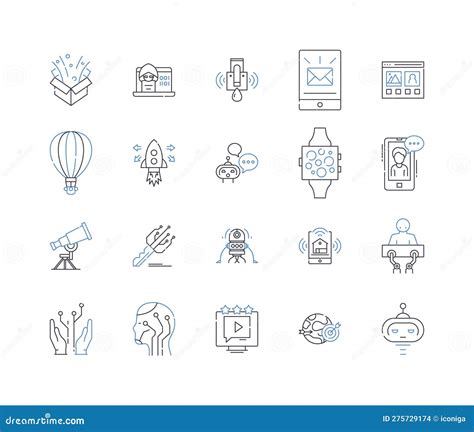 Experimental Science Line Icons Collection Hypothesis Empirical Variables Control