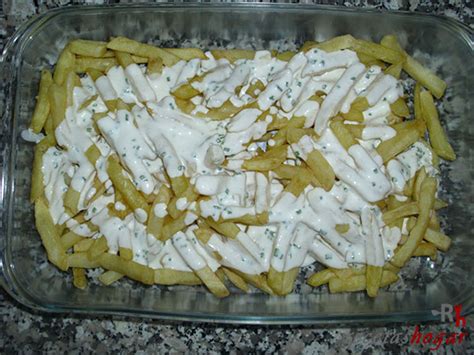 Papas Estilo Foster´s Con Salsa Casera Receta De Cocina Casera