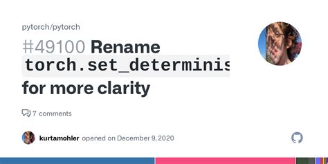 Rename Torch Set Deterministic For More Clarity Issue 49100