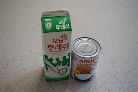 코코넛밀크쉐이크 만들기