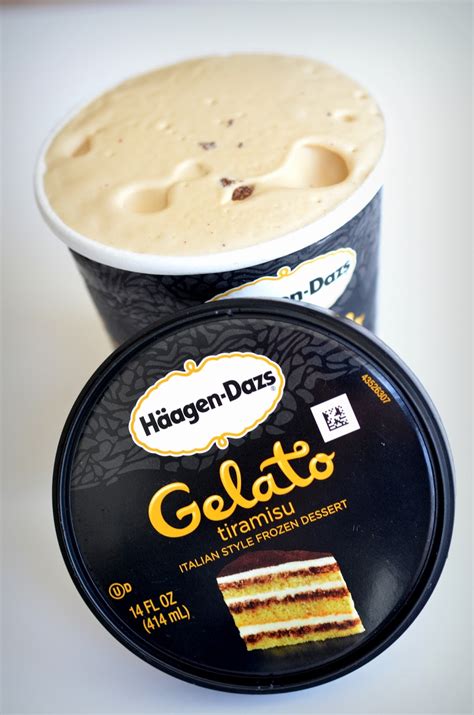 Food And Ice Cream Recipes Review Haagen Dazs Tiramisu Gelato