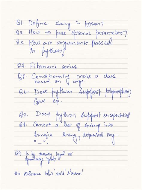 python interview questions pdf