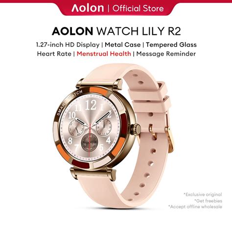 Jual Aolon Lily R Jam Tangan Wanita Smartwatch Wanita Mm Slim Bluetooth Call Custom Watch