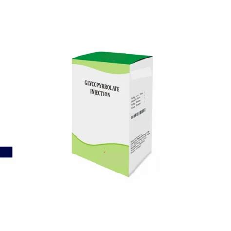 Glycopyrrolate Injection Usp 0 2 Mg Ml At ₹ 110 Vial In Ahmedabad Id 2854079314473