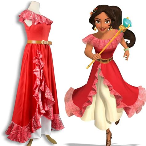 Cosplay Elena Of Avalor Costume Princess Elena Dress Hot Cartoon Halloween Women Girls Lovely