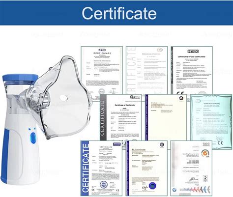 Generic Portable Ultrasonic Mesh Nebulizer Machine For Asthma Cold Cough Cystic Fibrosis And