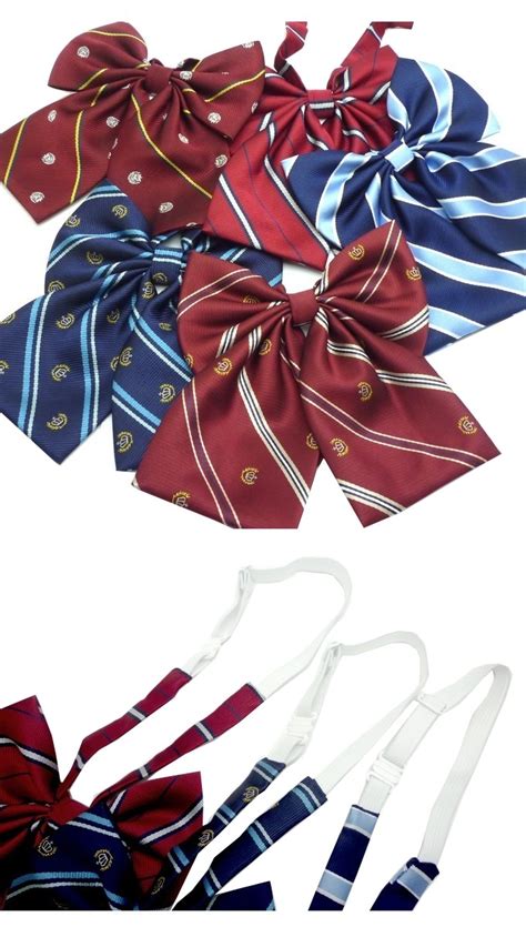 【楽天市場】【アウトレット】スクールリボン スクールウェア 制服 リボン 学生服 ストライプ 女子高生 Jk Qt 800 Out：acole Japan