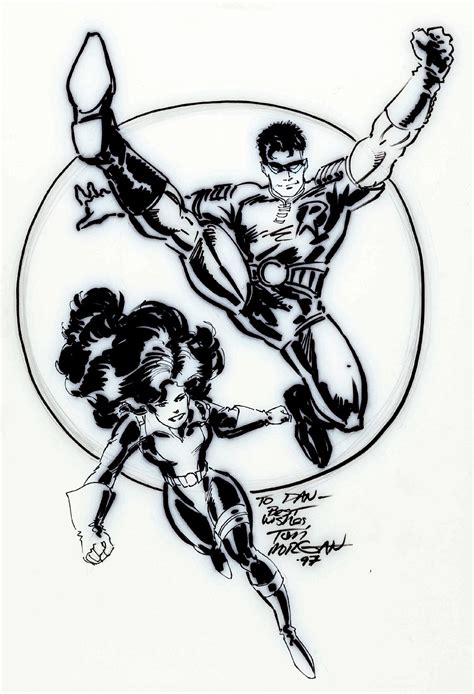 Robin Superhero Drawings