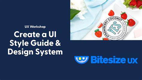 create a ui style guide and design system bitesize ux