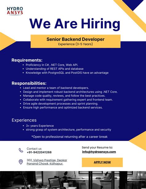 Seniordeveloper Backenddeveloper Techjobs Careerrestart