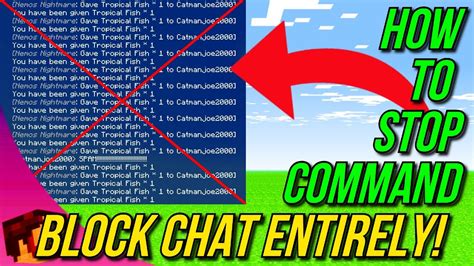 minecraft bedrock how to stop command block chat entirely ps4
