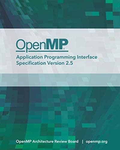 Openmp Application Programming Interface Specification Version 25 By