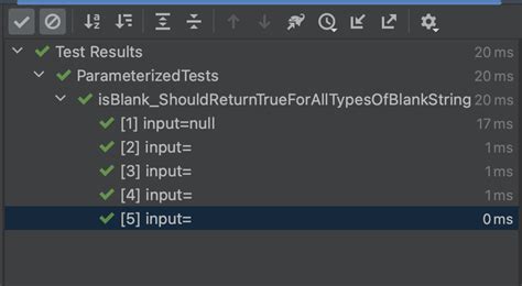Tdd Parameterized Tests