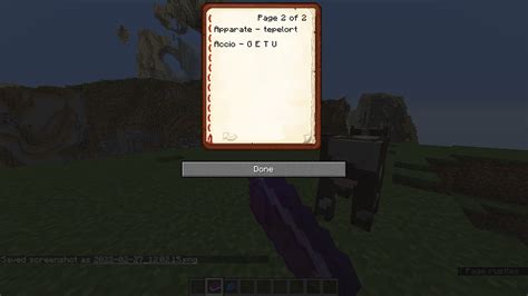 Harry Potter Wand Minecraft Data Pack