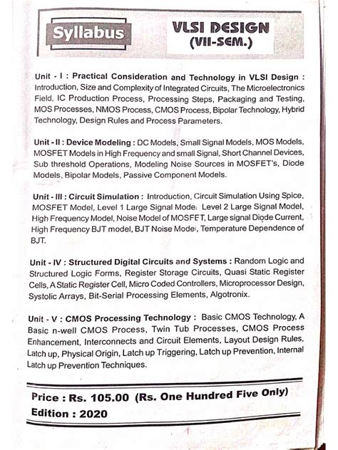 Vlsi Unit 1 Pdf