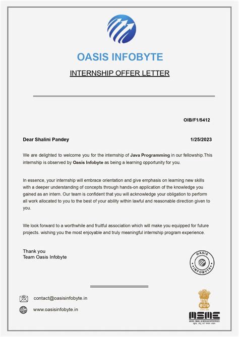 shalini pandey on linkedin oasisinfobyte internship2023 learning