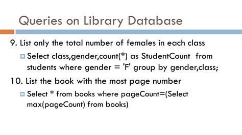 Dbms University Library Database Ppt