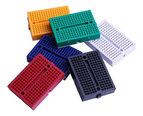 Mini Protoboard 170 Pontos Furos RoboBuilders Produtos Sistemas e Automação