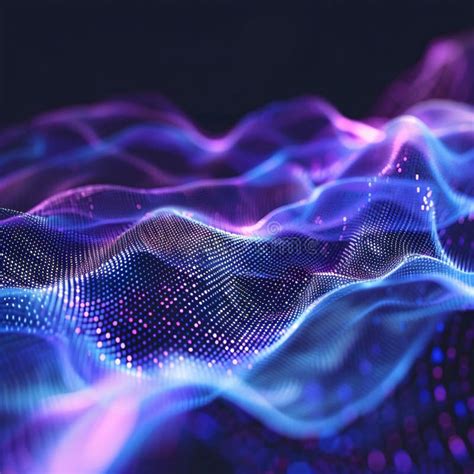 Abstract Background Blending Coding With Artificial Intelligence In Shades Of Blue And Violet Abstract Background Blending Coding With Artificial Intelligence In Shades Of Blue And Violet