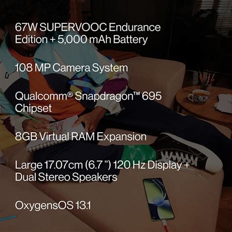 Buy Oneplus Nord Ce Lite G Gb Gb Ram Pastel Lime Mobile Phone At Reliance Digital