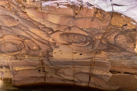 Indescribable Bizarre Patterns On The Walls Of Rocks On The Mujib River