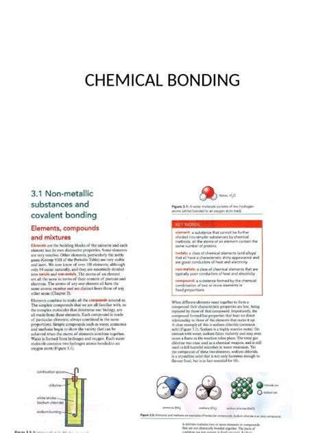 Chemical Bonding Igcse Pdf
