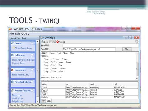 Ppt Exploring Sparql A Powerful Rdf Query Language Powerpoint
